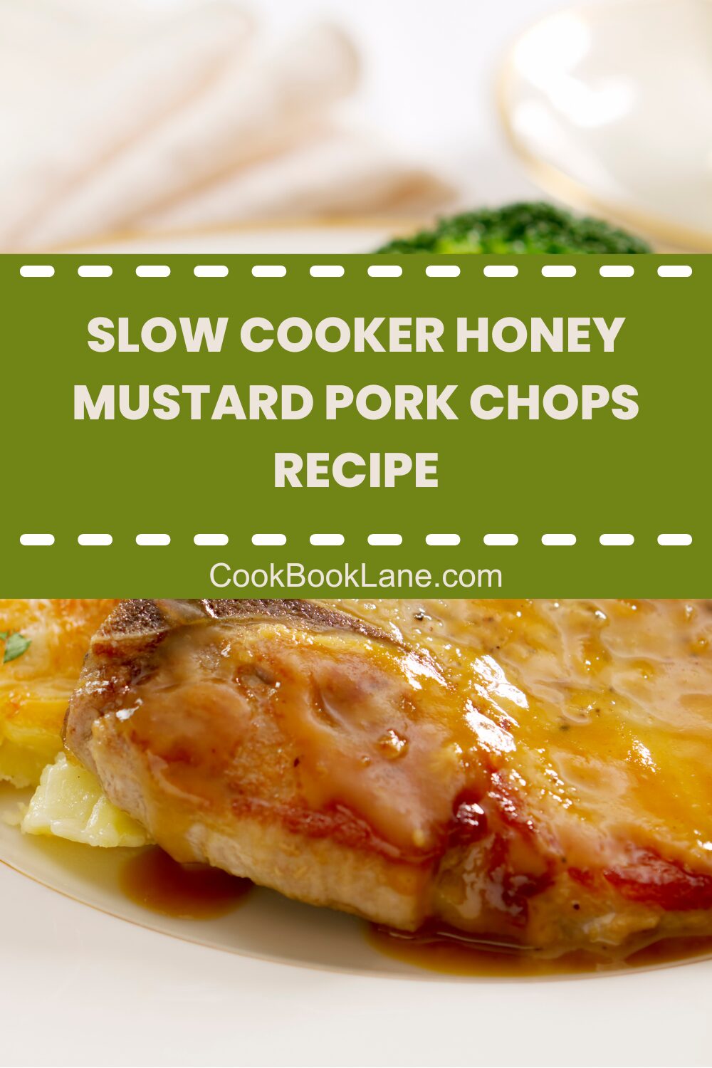 Slow Cooker Honey Mustard Pork Chops Recipe - Cookbook Lane